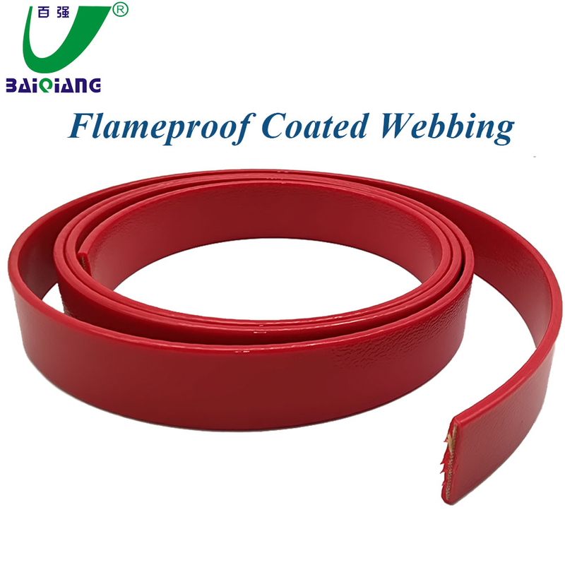 Solid Color Red TPU Coated Webbing for Subway Handle or Bus Handle ...